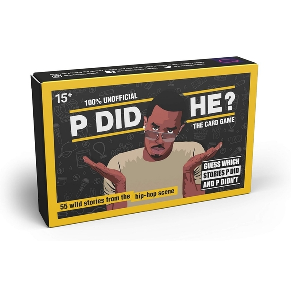 Bubblegum Stuff | Games | P Did He The Card Game 220 Puffy P Diddy Sean ...